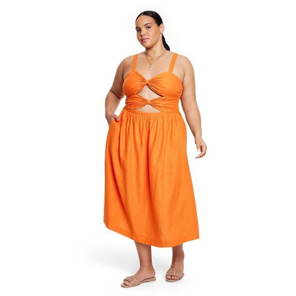 Dresses | Nwt Fe Noel X Target Double Cutout Midi Dress Nwt | Poshmark